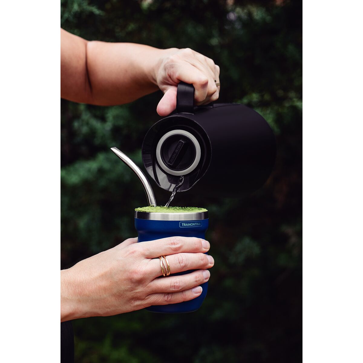 Recipiente para Mate Tramontina Azul 240 ml