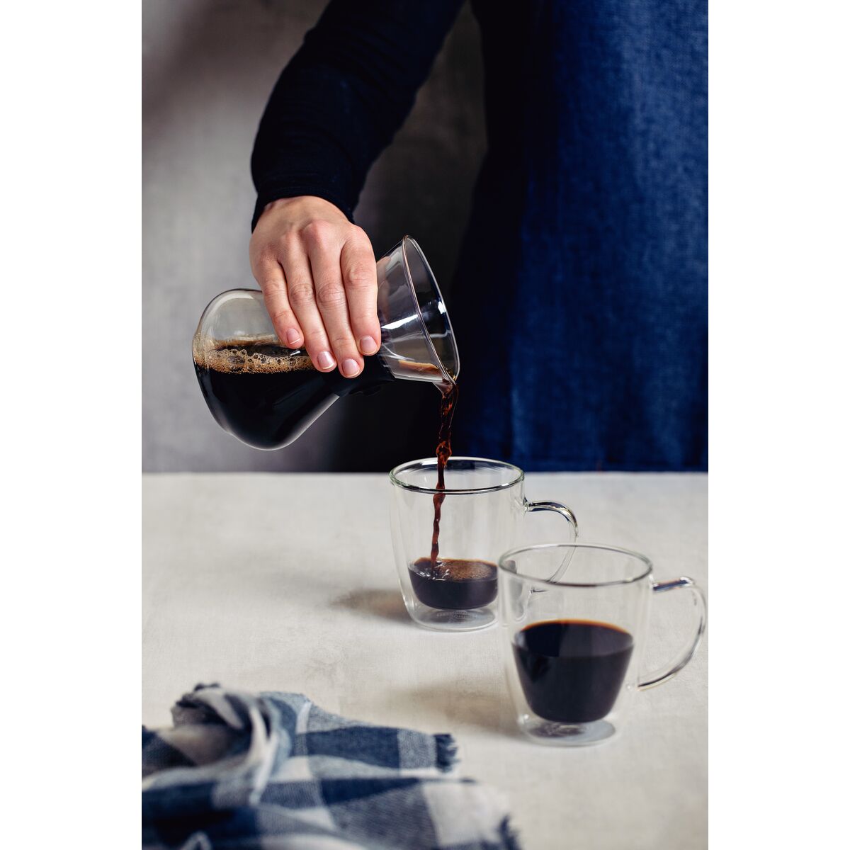 Cafetera Tramontina con Colador en Acero Inoxidable 0,40 L